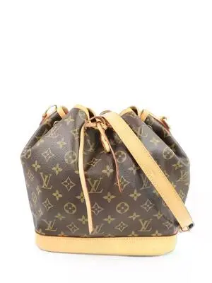 LOUIS VUITTON Petit Noé Monogram Bucket Bag - Brown