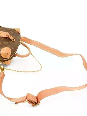 LOUIS VUITTON Petite Malle Souple Monogram Canvas Tote Bag