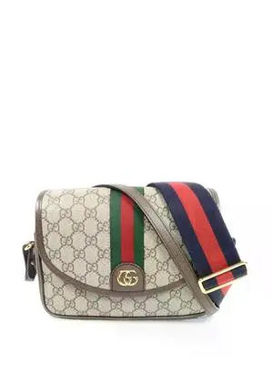 Gucci Ophidia Gg Shoulder Bag - Neutrals