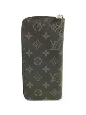LOUIS VUITTON Monogram Eclipse Zippy Wallet - Grey