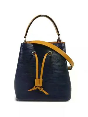 LOUIS VUITTON Bb Neo Noe Bucket Bag Blue