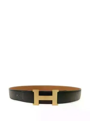Hermès Constance H Reversible Belt - Black
