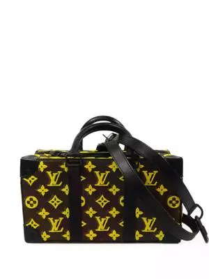 LOUIS VUITTON Trunk Speedy Tote Bag - Brown