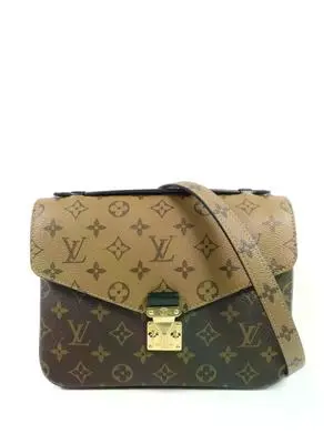 LOUIS VUITTON Monogram Reverse Metis Shoulder Bag - Brown