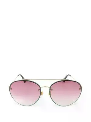 Gucci Glitter Pilot Sunglasses - Pink