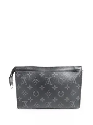 LOUIS VUITTON Monogram Eclipse Gaston Messenger Bag - Black