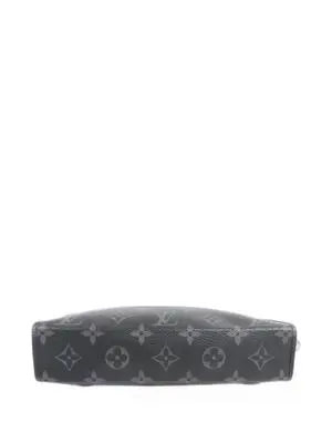 LOUIS VUITTON Monogram Eclipse Gaston Messenger Bag - Black