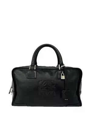 Loewe 2010-2026 Leather Amazona 36 Handbag - Black