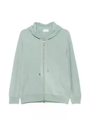 Malo Zip-up Knitted Hoodie