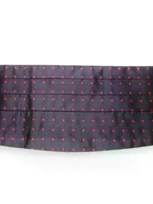 Dolce & Gabbana Polka-dot Pleated Cummerbund
