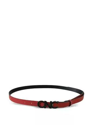 Costume National Cnc Logo-buckle Leather Belt - Red