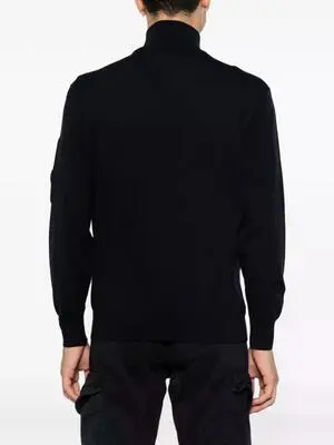 C.P. COMPANY Lens-detail Half-zip Sweater