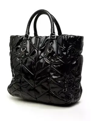 Prada 2010-2026 Impuntu Vernice Convertible Tote Satchel