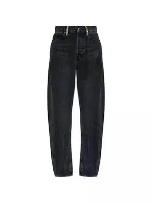 Alexander Wang Crystal-embellished Jeans - Black