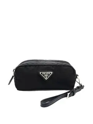 Prada 2013-2026 Tessuto Cosmetic Pouch - Black