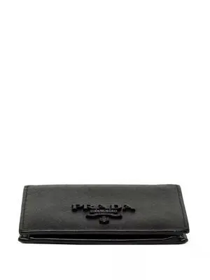 Prada 2013-2026 Saffiano Bifold Compact Wallet Small Wallets