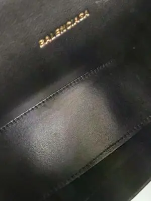 Balenciaga 2020-2026 Rhinestone Hourglass Xs Satchel - Brown