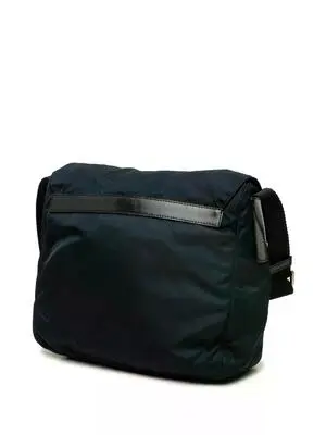 Prada 2000-2013 Tessuto Zip Buckle Messenger Bag Crossbody Bag