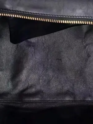 Celine Luggage Bag Smooth Leather Mini Tote Bag - Black