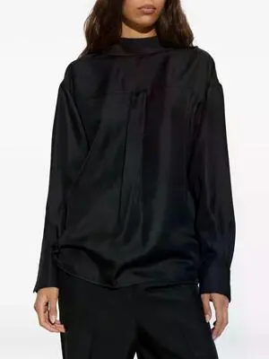 Alexander Wang Silk Reverse-detail Shirt