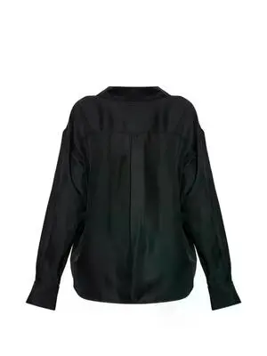 Alexander Wang Silk Reverse-detail Shirt