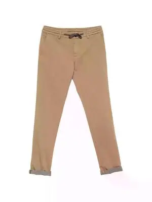 MASON'S Milano Elasticated-waist Trousers - Neutrals