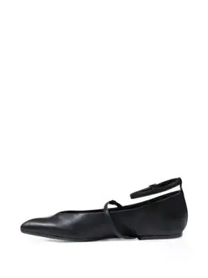 Armani Exchange Buckle-strap Ballet Flats