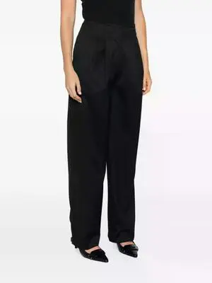 SESSUN Pleated Wide-leg Trousers