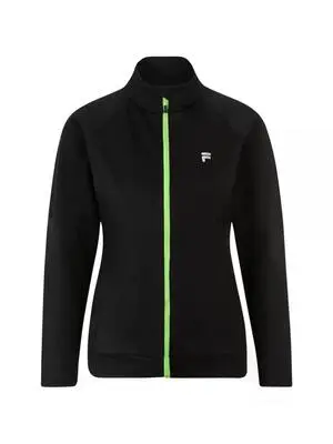 FILA Logo-patch Zip-up Sweatshirt - Black