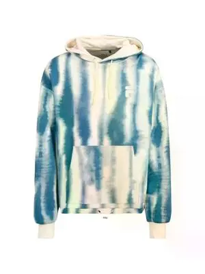 FILA Tie-dye Drawstring Hoodie - Blue