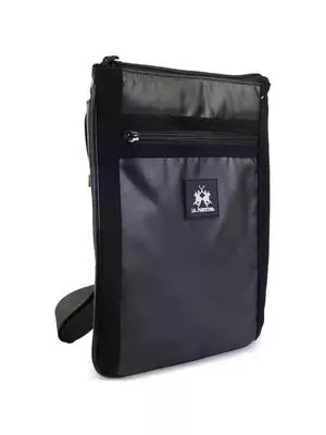 LA MARTINA Logo-patch Zip-fastening Messenger Bag