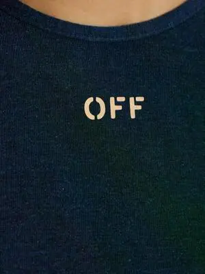 Off-White Logo-print Long-sleeve Top