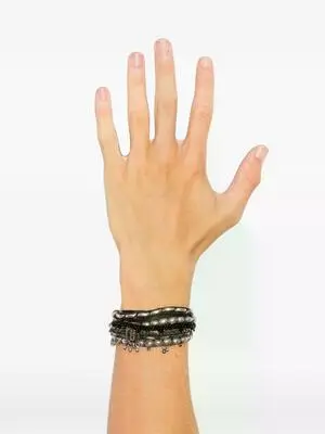 GOTI Beaded Chain-fringe Bracelet