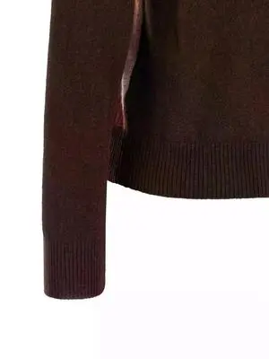 BALLANTYNE Diamond Intarsia-knit Sweater