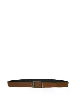 Bally Reversible Leather Belt - Brown