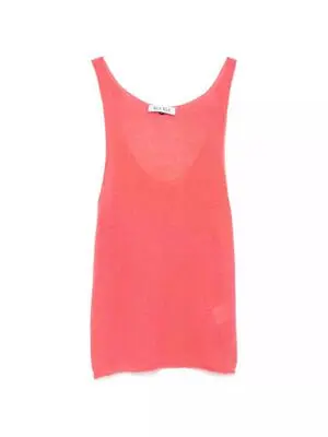 ELY ELY Fine-knit Tank Top - Pink