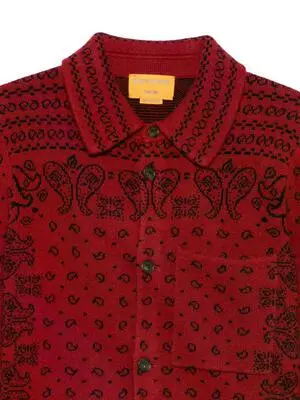 Guest In Residence Paisley-patterned Overshirt