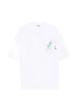 HOUSE OF ERRORS Paint-splatter T-shirt - White