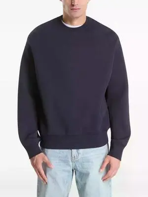 SAMSOE SAMSOE Ribbed-trim Sweater - Blue