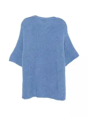 ALYSI Short-sleeve Knitted Sweater