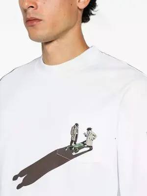 HOUSE OF ERRORS The Body Pocket Graphic-print Chest-pocket T-shirt
