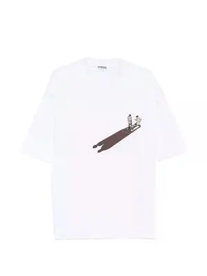 HOUSE OF ERRORS The Body Pocket Graphic-print Chest-pocket T-shirt - White