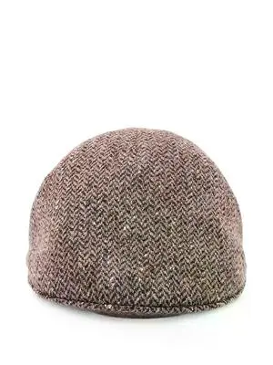 Brunello Cucinelli Herringbone-knit Flat Cap
