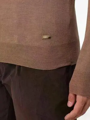 BROOKSFIELD Logo-plaque Wool Sweater