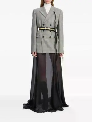 ANN DEMEULEMEESTER Double-breasted Wool Blazer