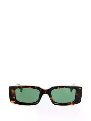 Off-White Arthur Rectangle-frame Sunglasses - Brown