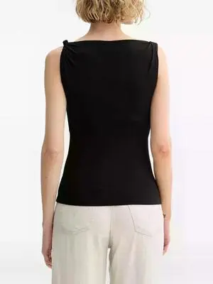 Marc O'polo Draped-shoulder Sleeveless Top