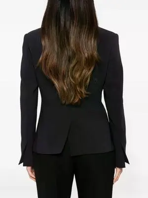 Liviana Conti Double-breasted Satin-trim Jacket