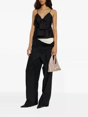 Alexander Wang Bow-detail Silk Top