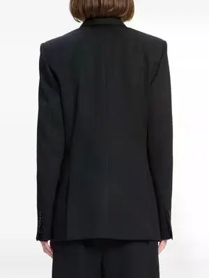ANN DEMEULEMEESTER Double-breasted Gabardine Blazer